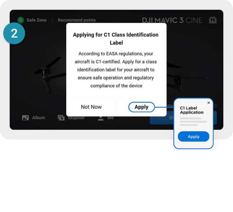 Votre DJI Mavic 3 ou Mavic 3 Cine désormais conforme C1 au regard de la loi drone européenne ...