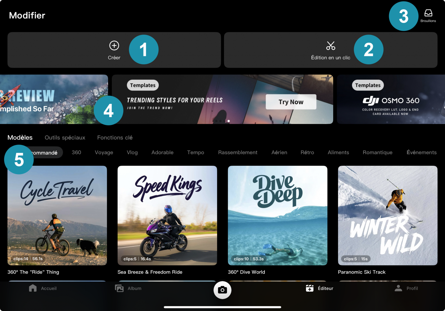 Tuto DJI Mimo : montage vidéo DJI Osmo 360