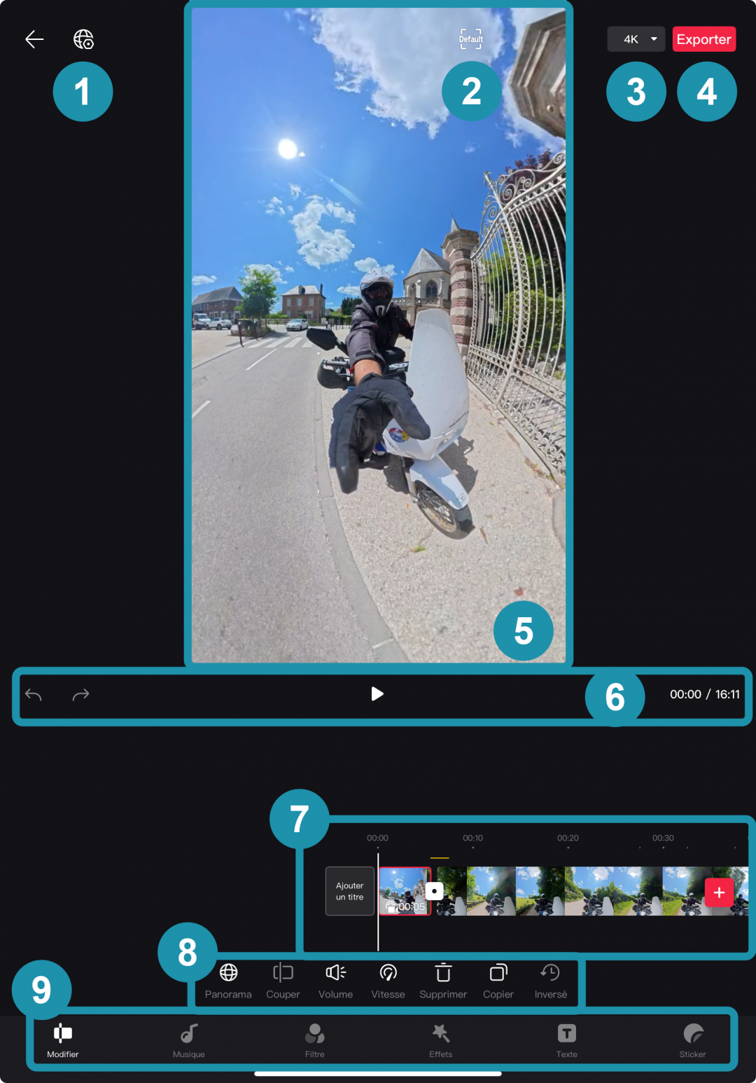 Tuto DJI Mimo : montage vidéo DJI Osmo 360